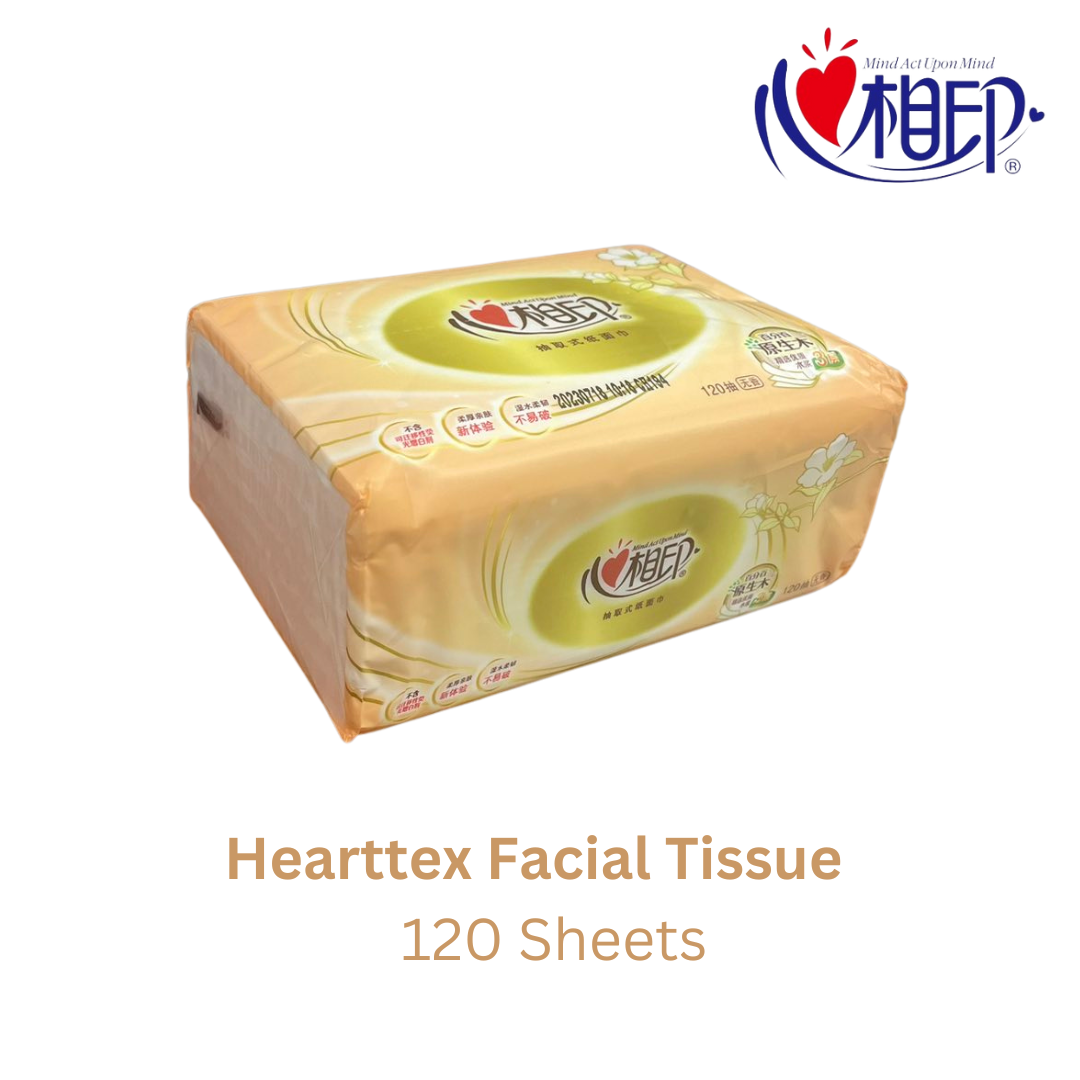 Hearttex Facial Tissue Box 120sheets – Linchpin.mv