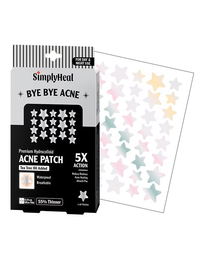 SimplyHeal Bye Bye Acne Star Gazing 40patch Pack – Linchpin.mv